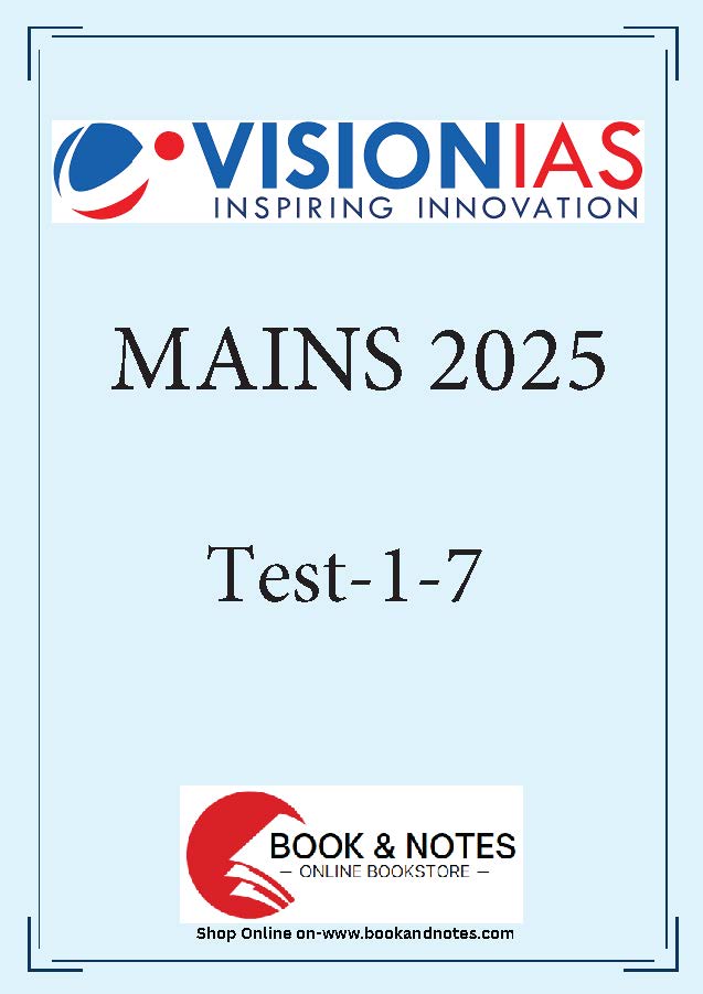 Vision IAS PT Test Series MAINS 2025 – Book and Notes