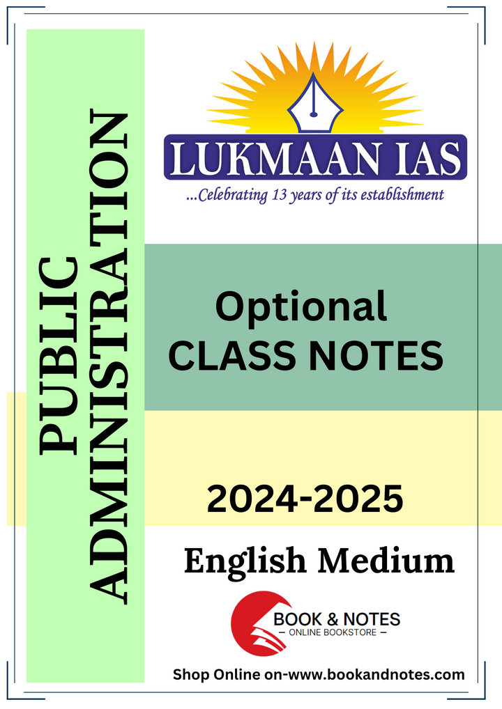 Public Administration Optional Notes – Book and Notes