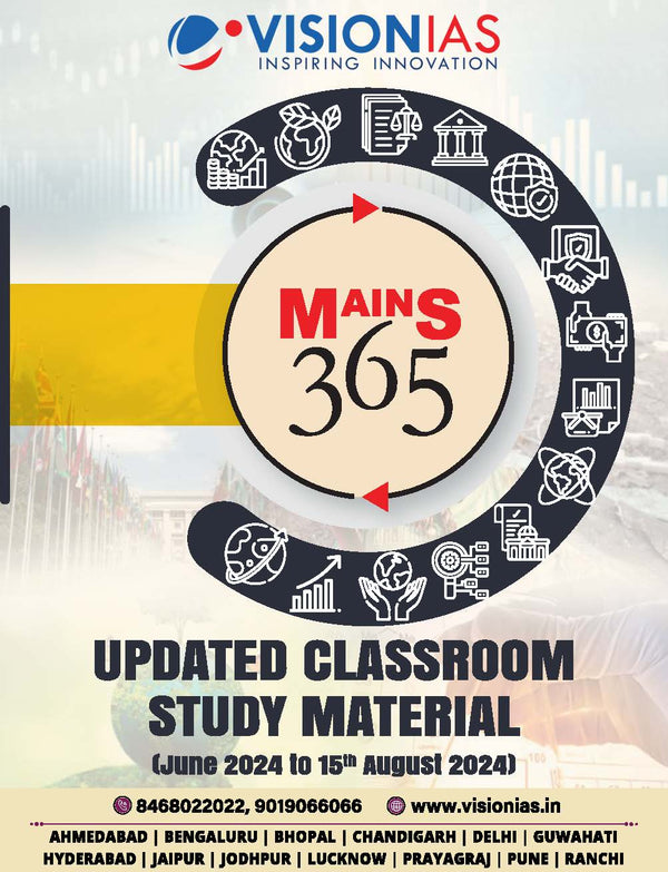 VISION IAS MAINS 365 Updated Classroom Study Material 2024 English/Hin ...